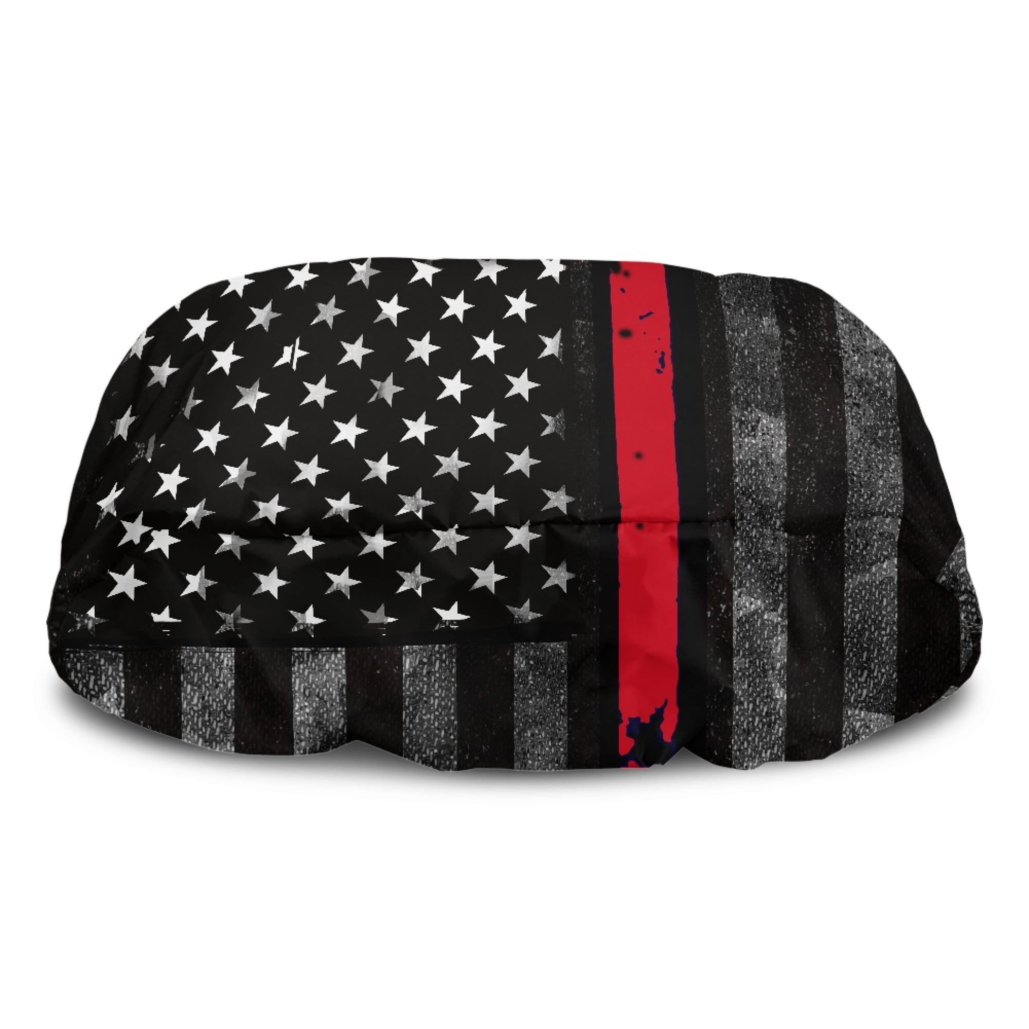 Jeiento American Honoring Firefighter Flags Winch Cover Badlands Winch ...