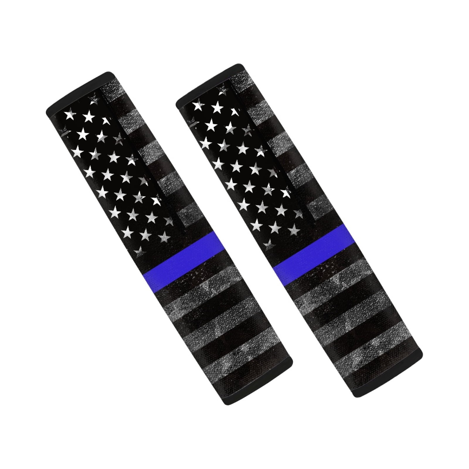 Jeiento American Police Flag Car Seat Belt Covers 2 Pack Car Seat Belt ...