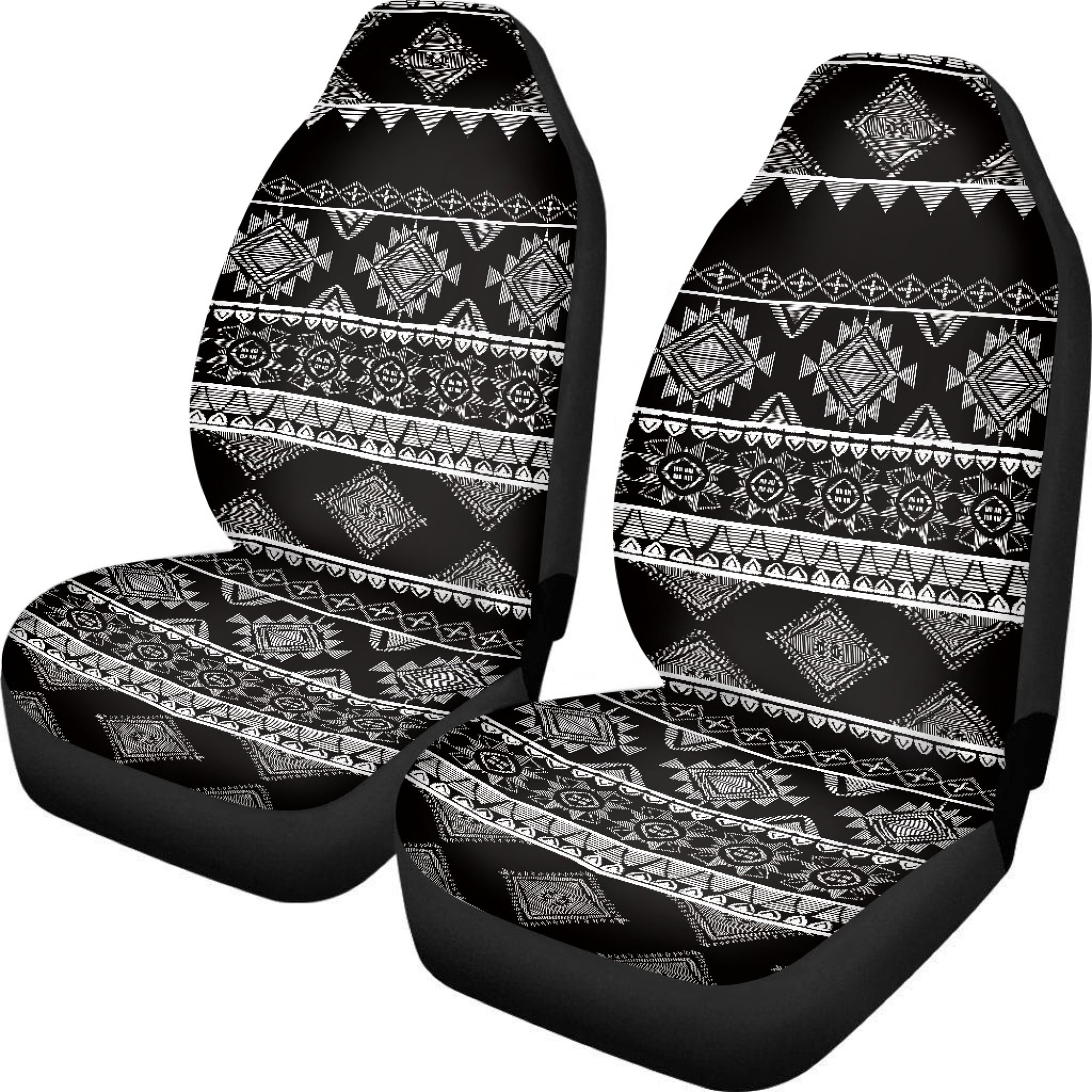 Jeiento Aztec Tribal Auto Car Front Seat Covers Bucket Seat Cover ...