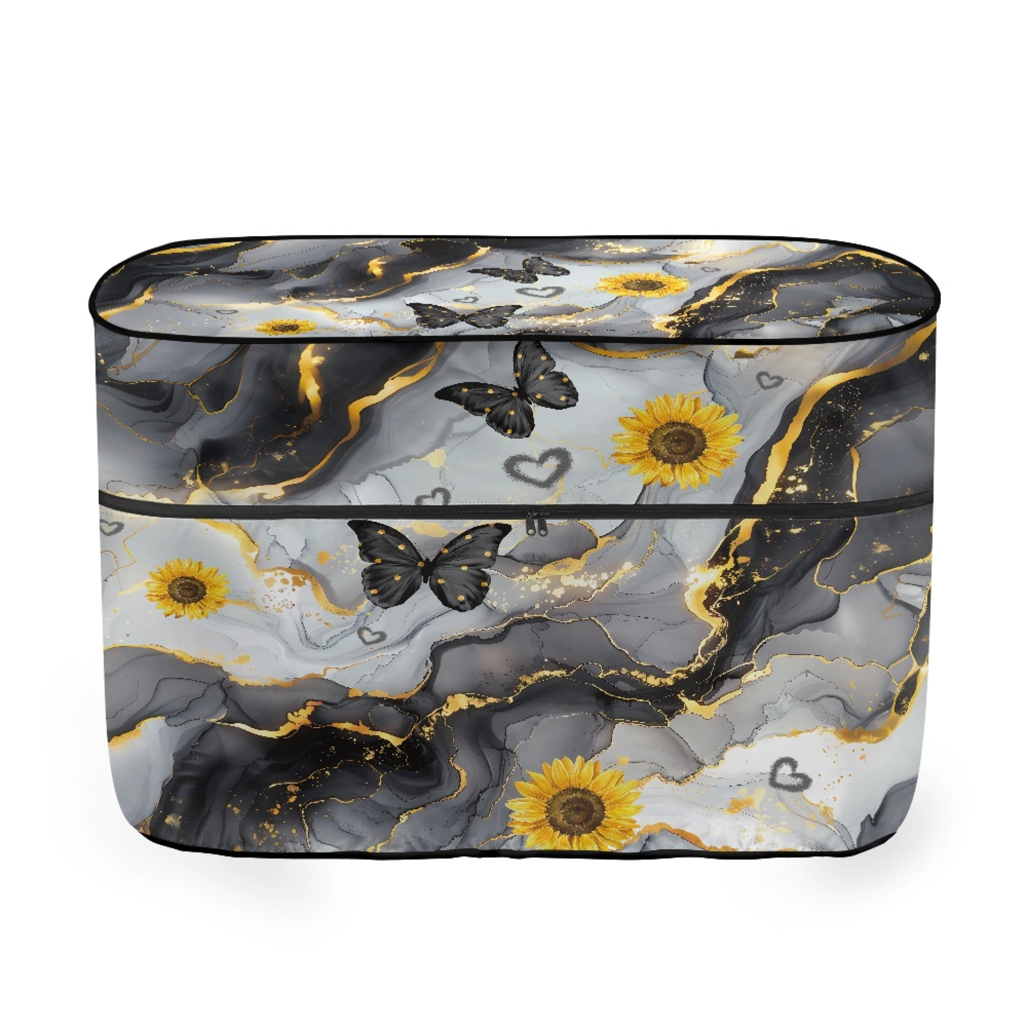 Jeiento Black Marble Print RV Propane Tank Cover for Travel Trailer ...