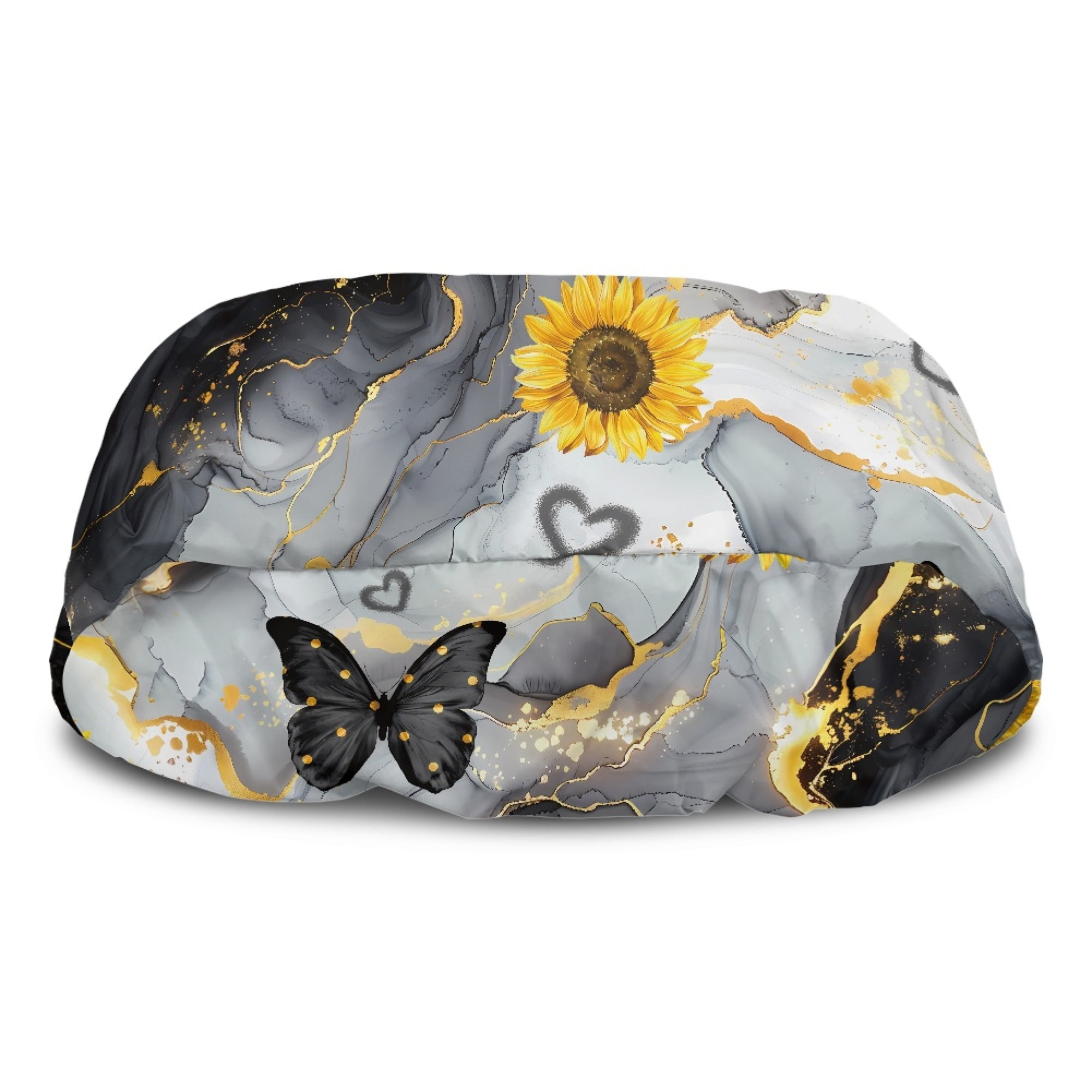 Jeiento Black Marble Print Winch Cover Butterfly Winch Cover Winch ...