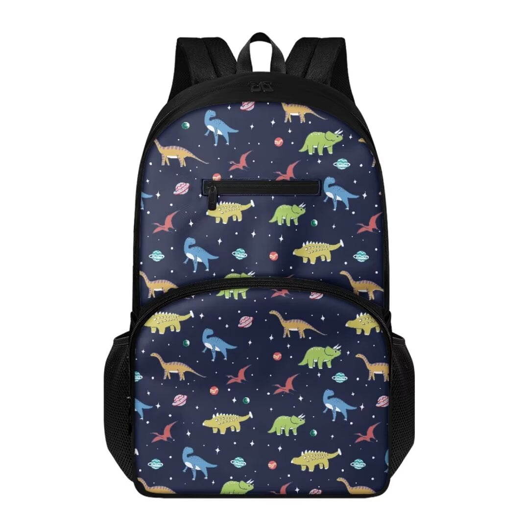 Jeiento Cartoon Dinosaur School Backpack for Boys 8-12 Elementary ...