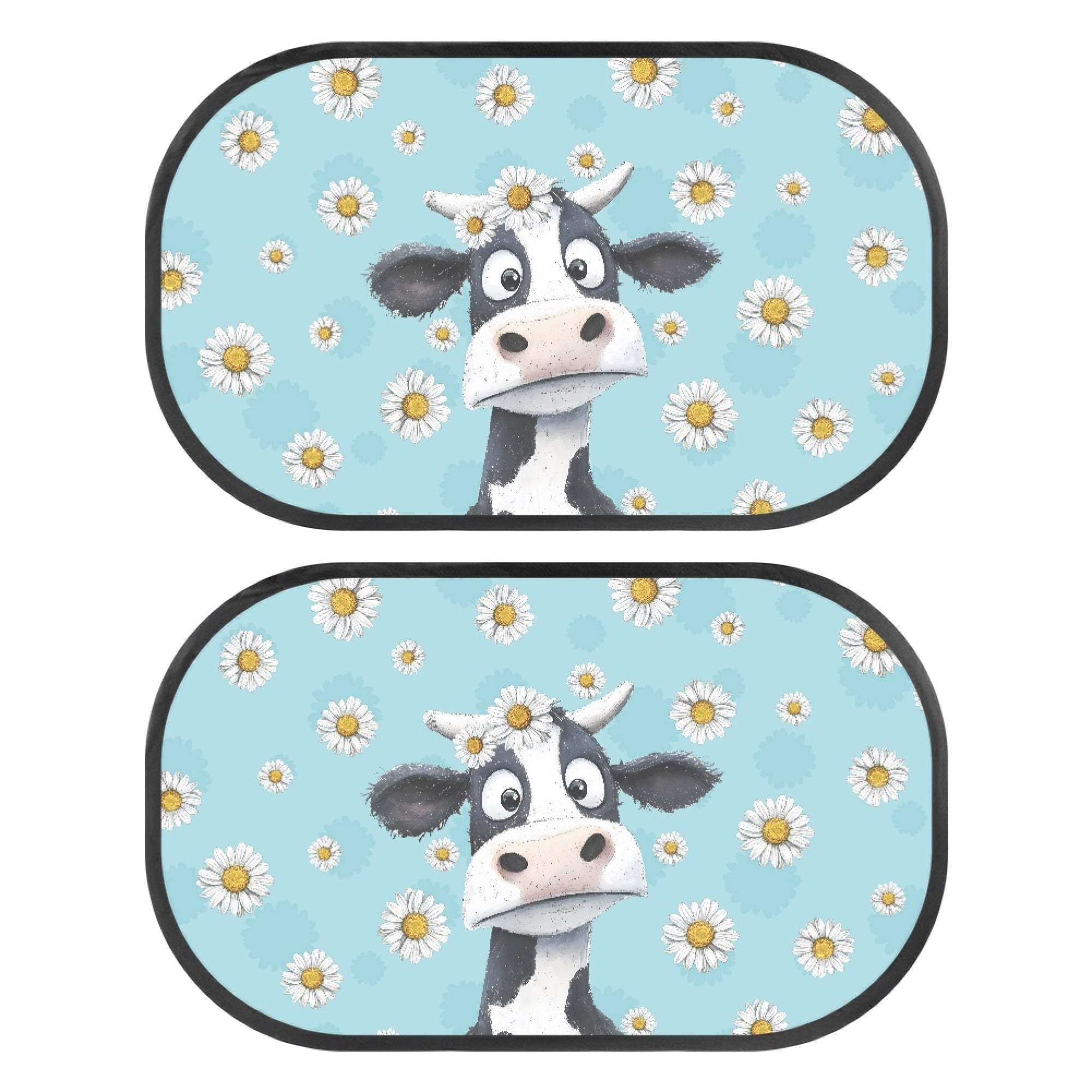 Jeiento Cow Car Window Shade for Car Side Window Shade Daisy Auto ...