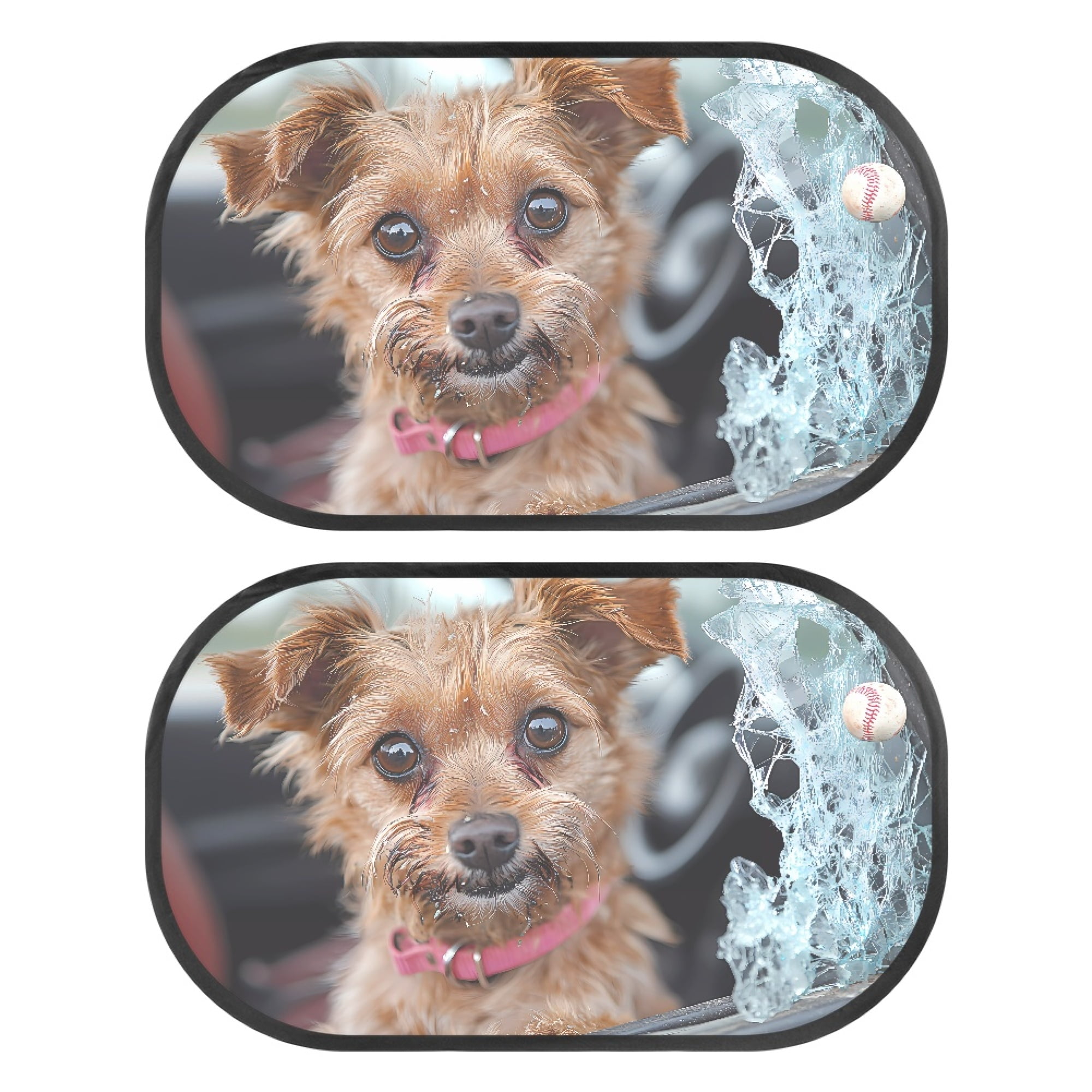Jeiento Cute Dog Car Window Sun Shades for Kids Car Window Shades 2 ...