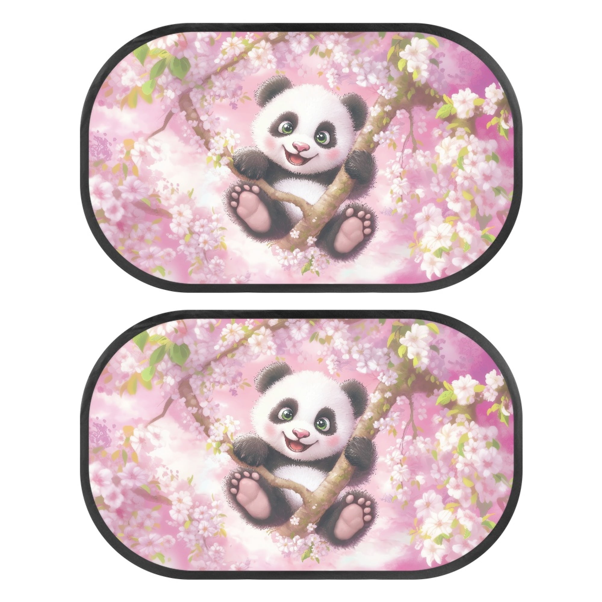 Jeiento Cute Panda Window Shade for Baby in Car Replacement Baby Car ...