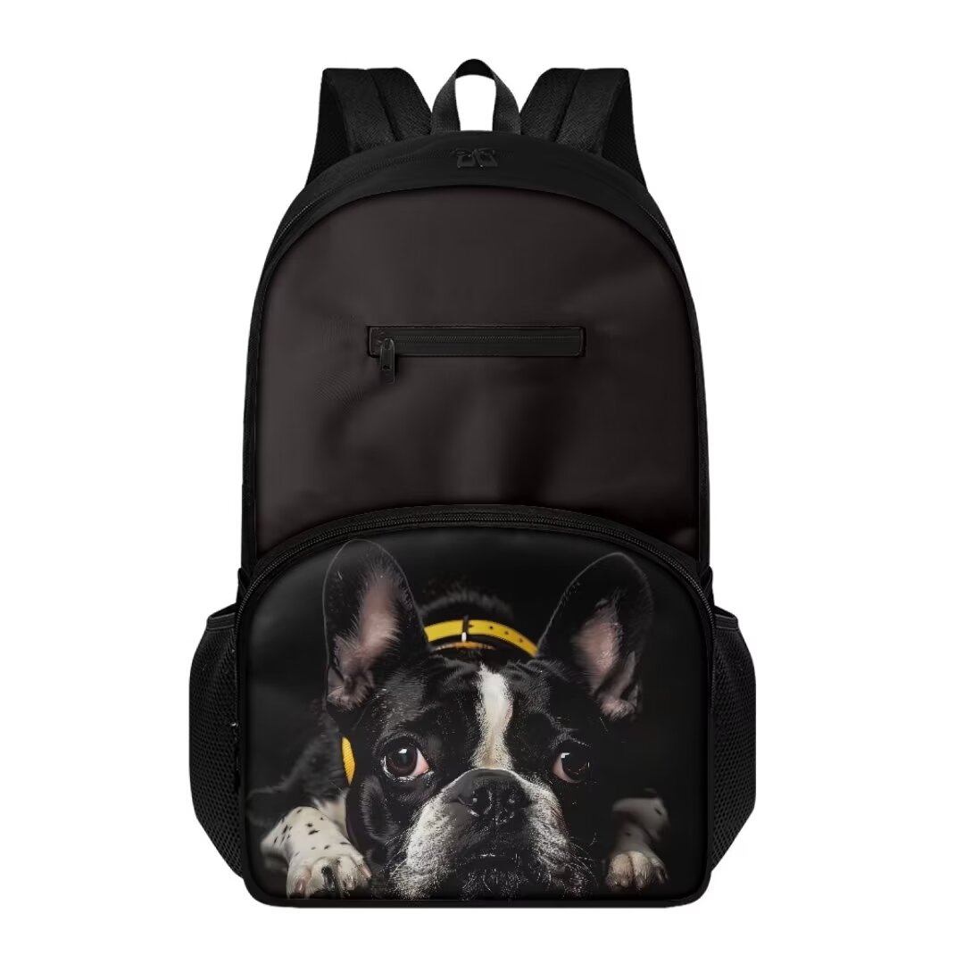Jeiento Cute Puppy School Backpack for Teens Casual Student Bags ...