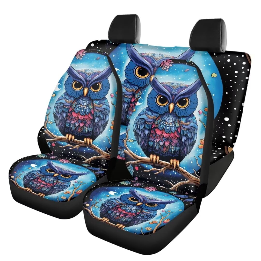 Jeiento Durable Car Interior Seat Cover 4pcs Set Includes Front and ...