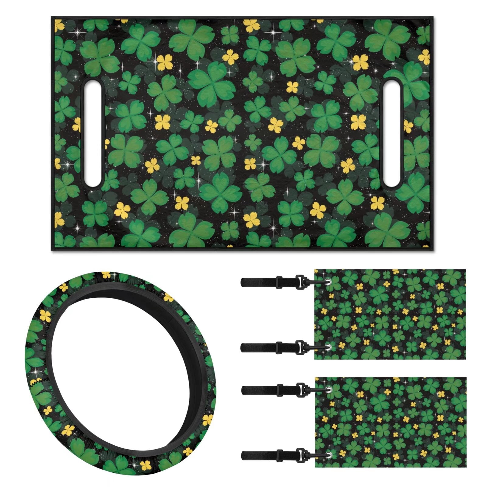 Jeiento Saint Patrick's Day 4 Pack Golf Cart Accessories Set Golf Cart ...