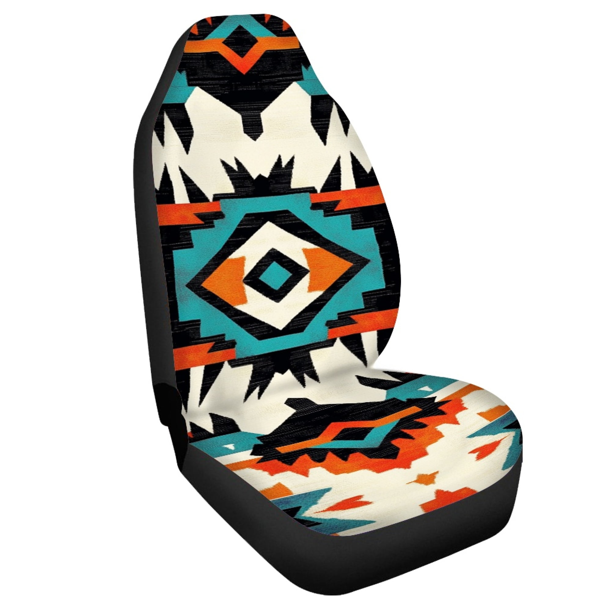 Jeiento Southwest Aztec Car Seat Covers for Front Seat Cushion Native ...