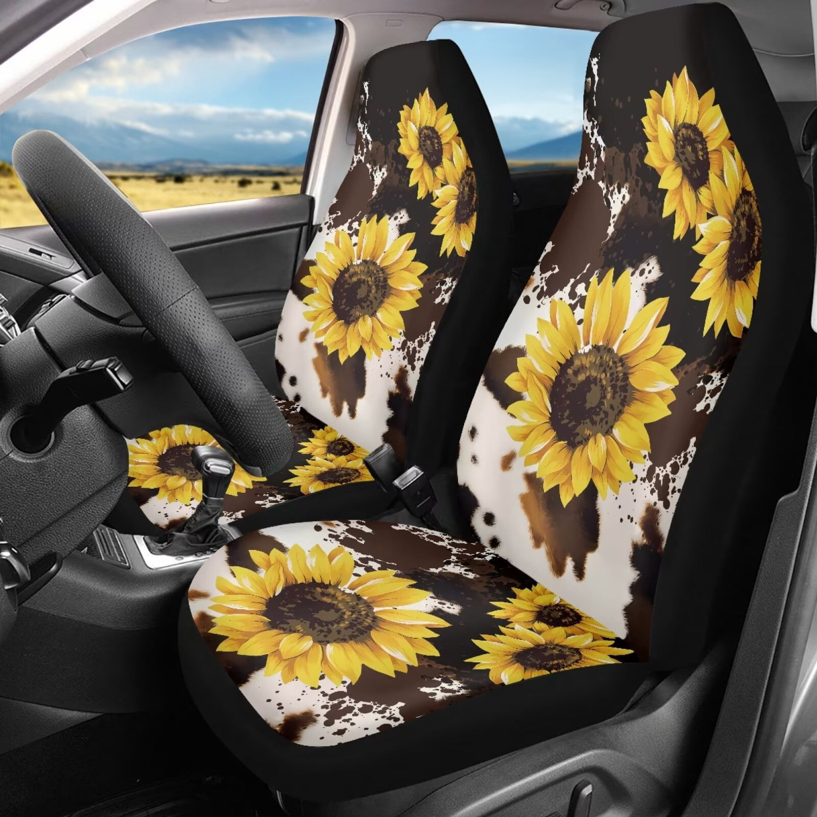 Sunflower Car Seat Coversnull