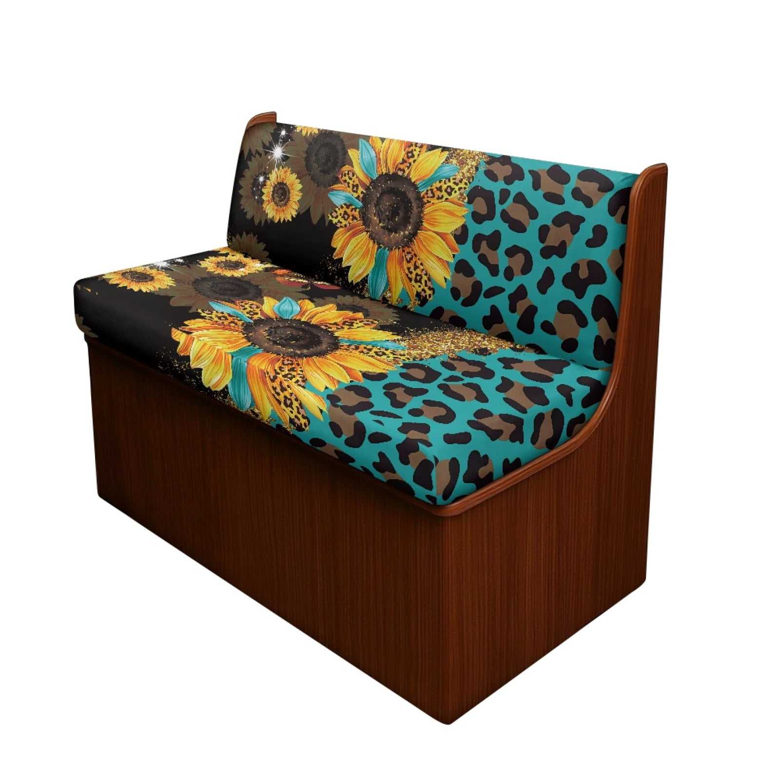 Jeiento Sunflower RV Dinette Cushion Covers Stretch Replacement Camper ...