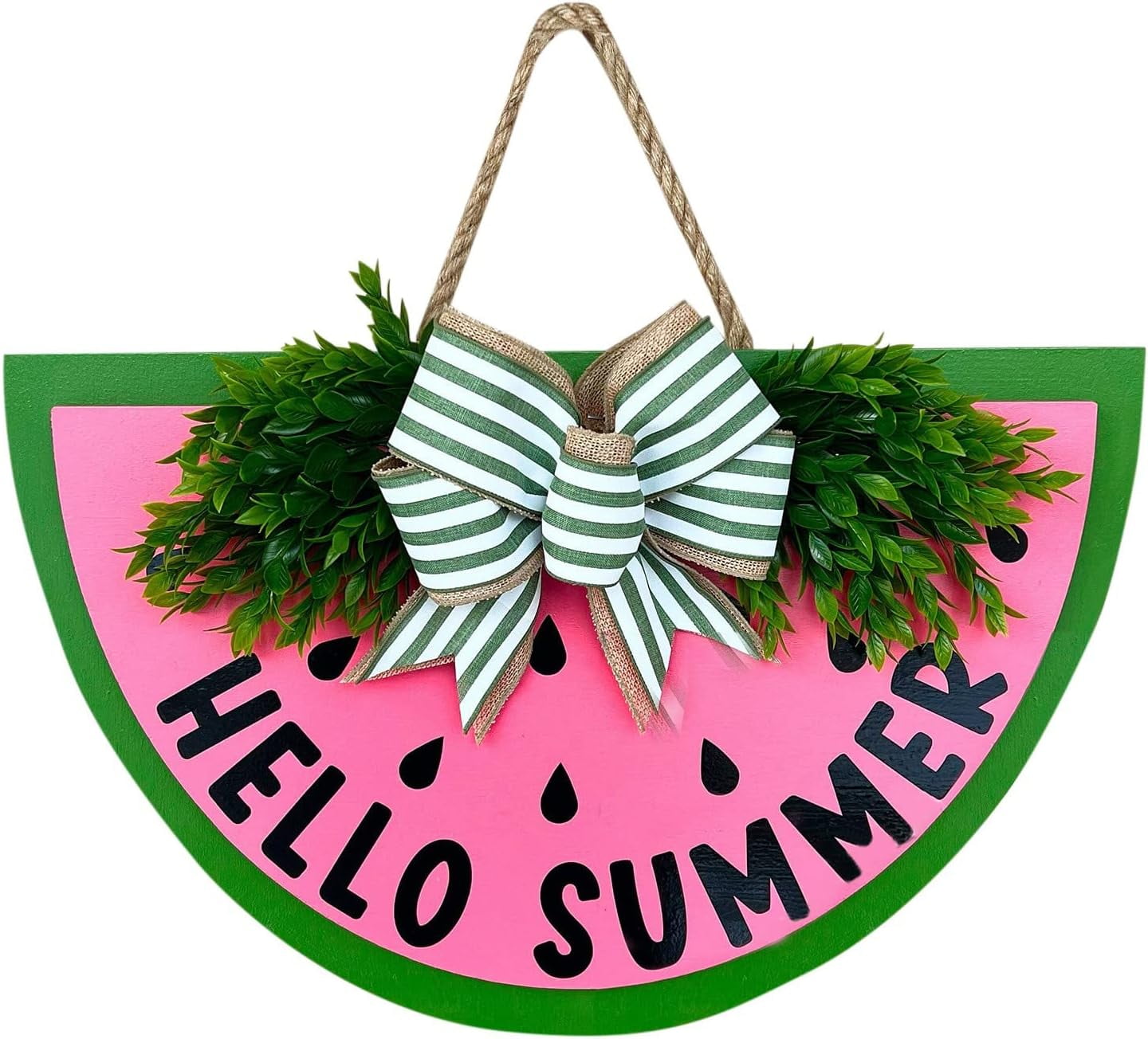 Jeinju Wall Decor Hello Summer Wooden Sign - Walmart.com