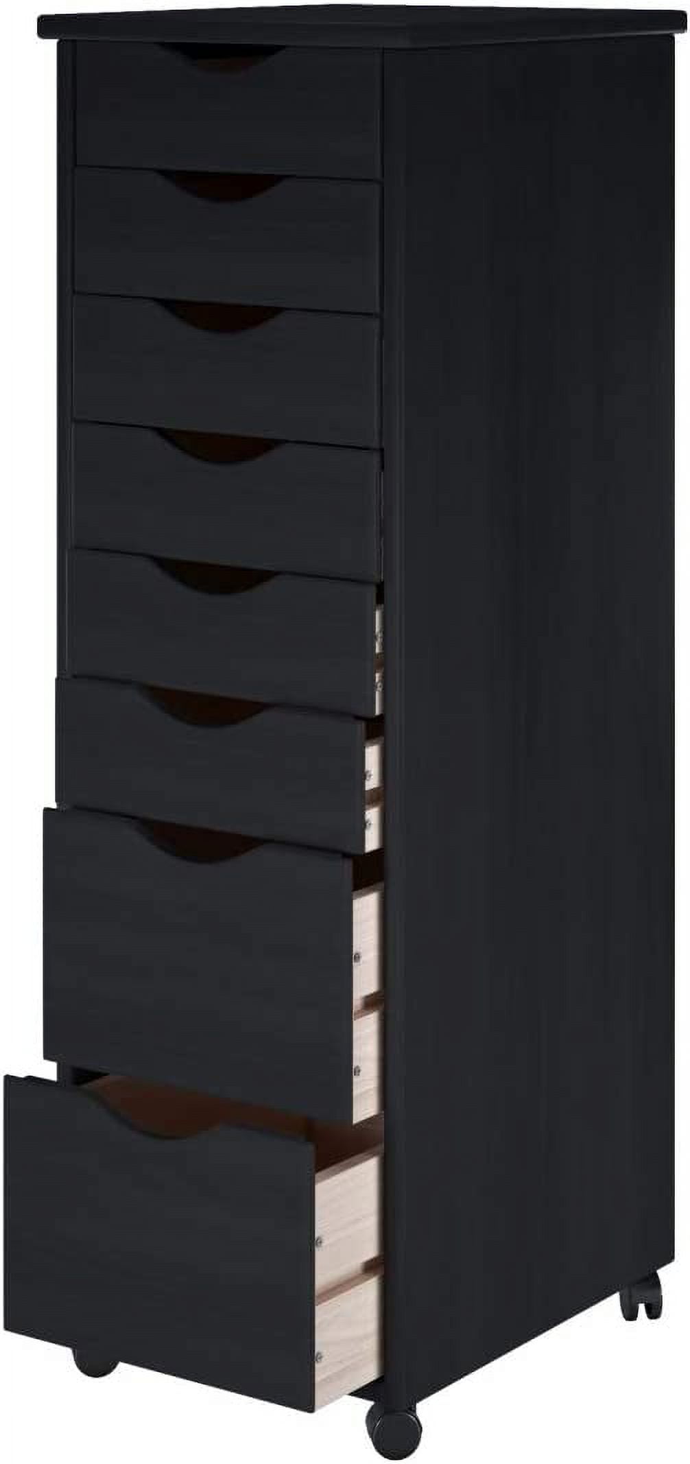 Jela Original Roll Cart, Solid Wood, 6+2 Drawer Narrow Drawers Roll ...