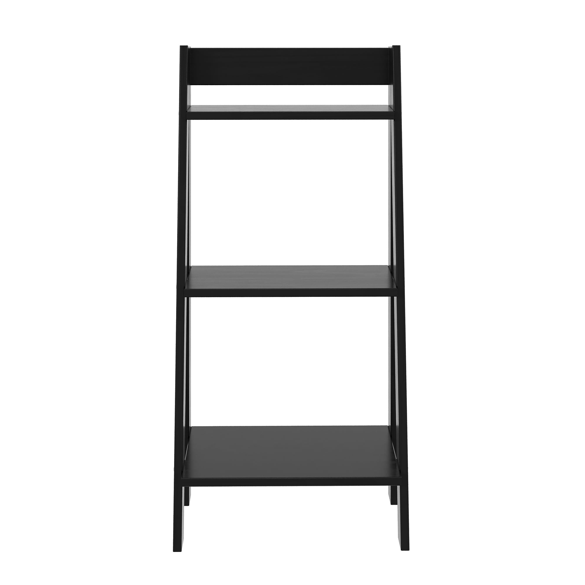 Jela Solid Wood Split 3 Shelf Ladder - Black - Walmart.com