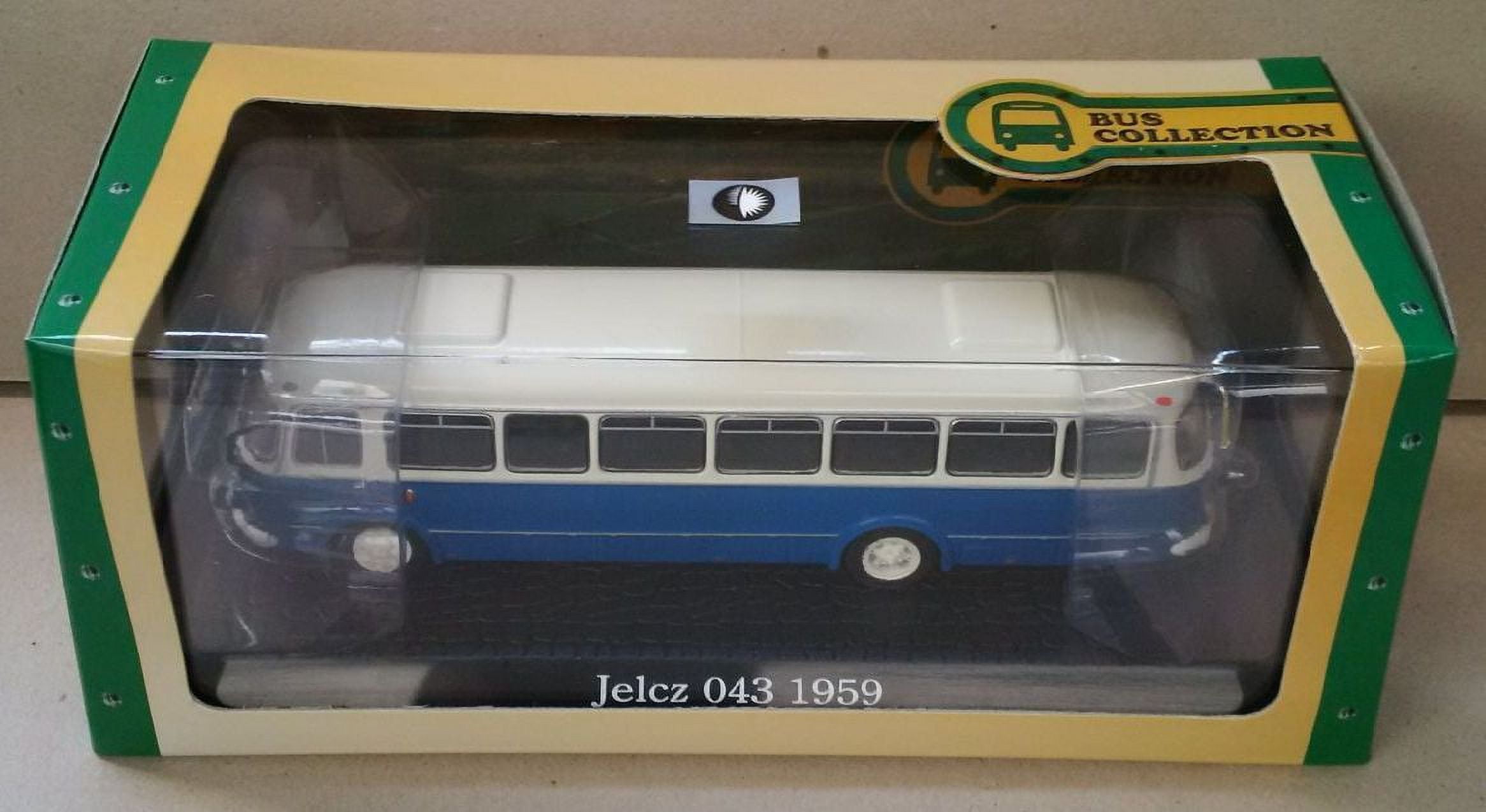 Jelcz 043 (1959) 1:72 scale Diecast Model in Blue and White by Ex Mag ...