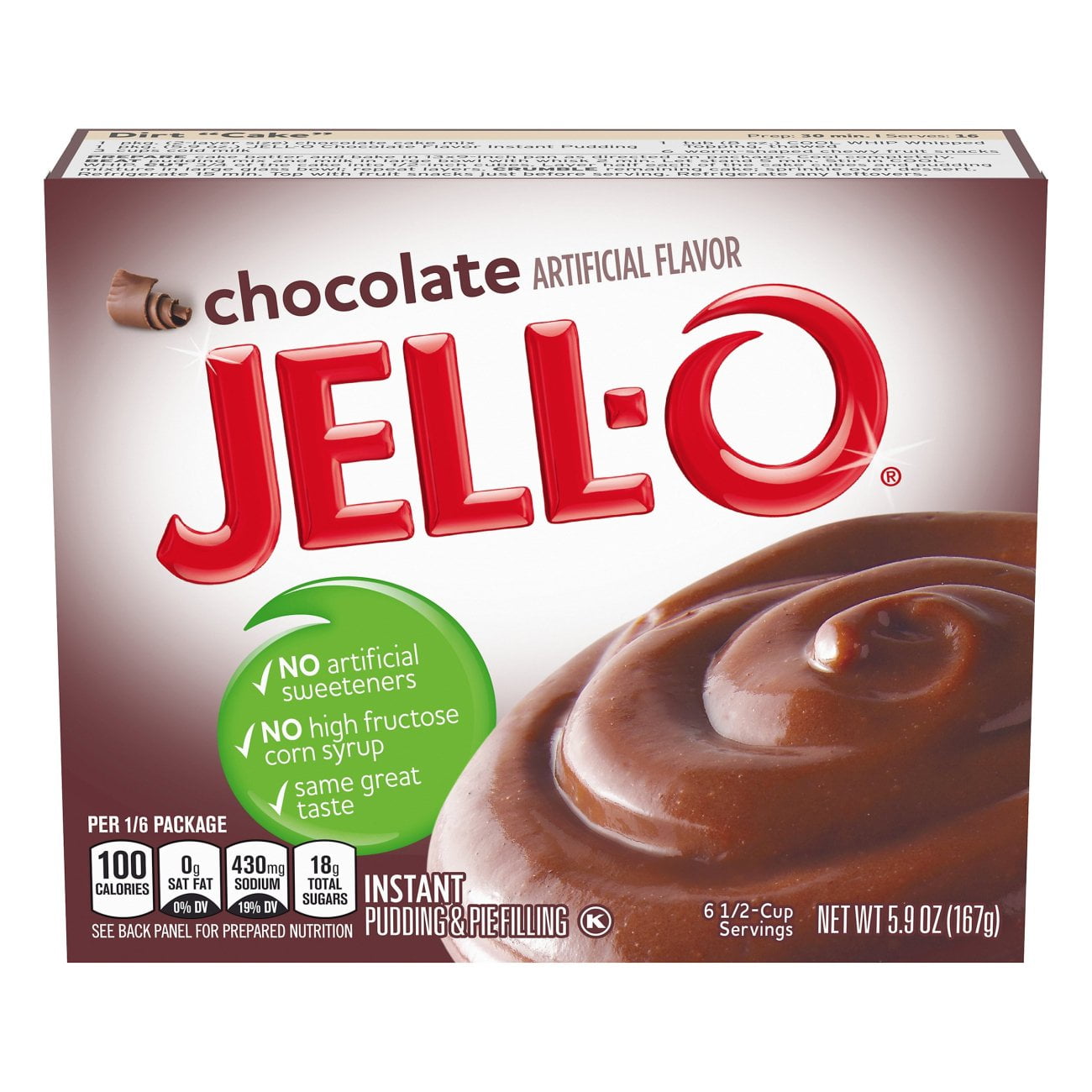 Jell-O Chocolate Instant Pudding Mix - 5.9 oz - Walmart.com