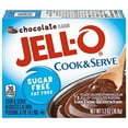 Jell-O, Chocolate Pudding, Cook & Serve, Sugar Free, 1.3 oz Box, 4 ...