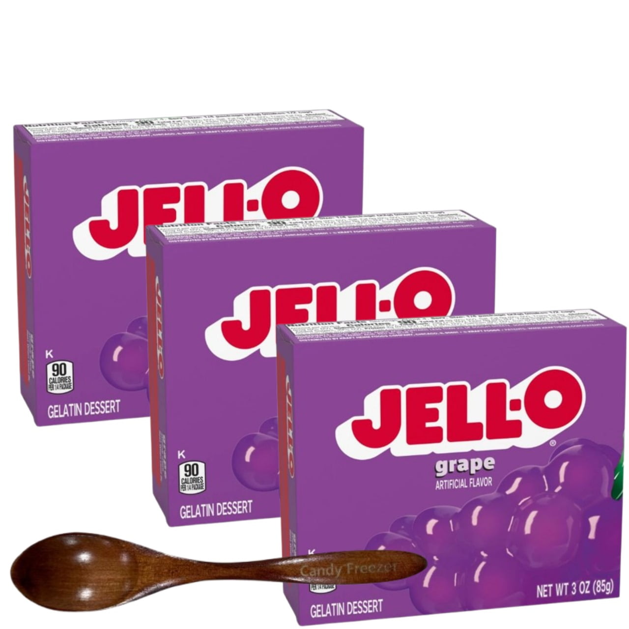 Jell-O Gelatin Dessert Mix - 3 oz Boxes (Pack of 3) - With Candy ...