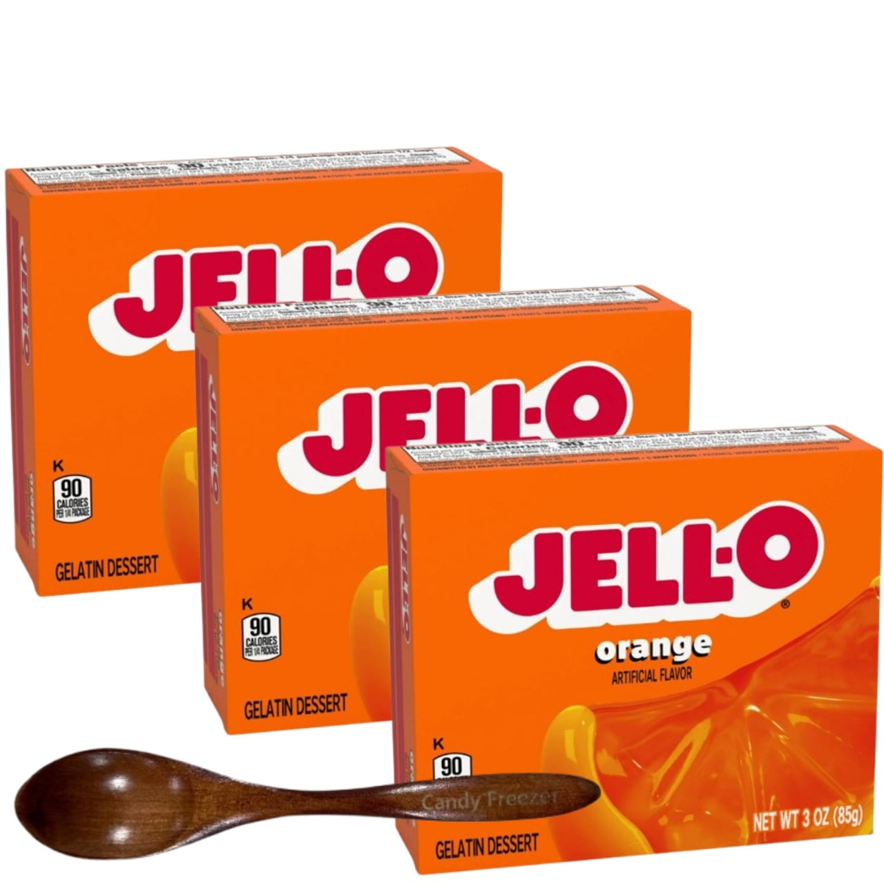 Jell-O Gelatin Dessert Mix - 3 oz Boxes (Pack of 3) - With Candy ...
