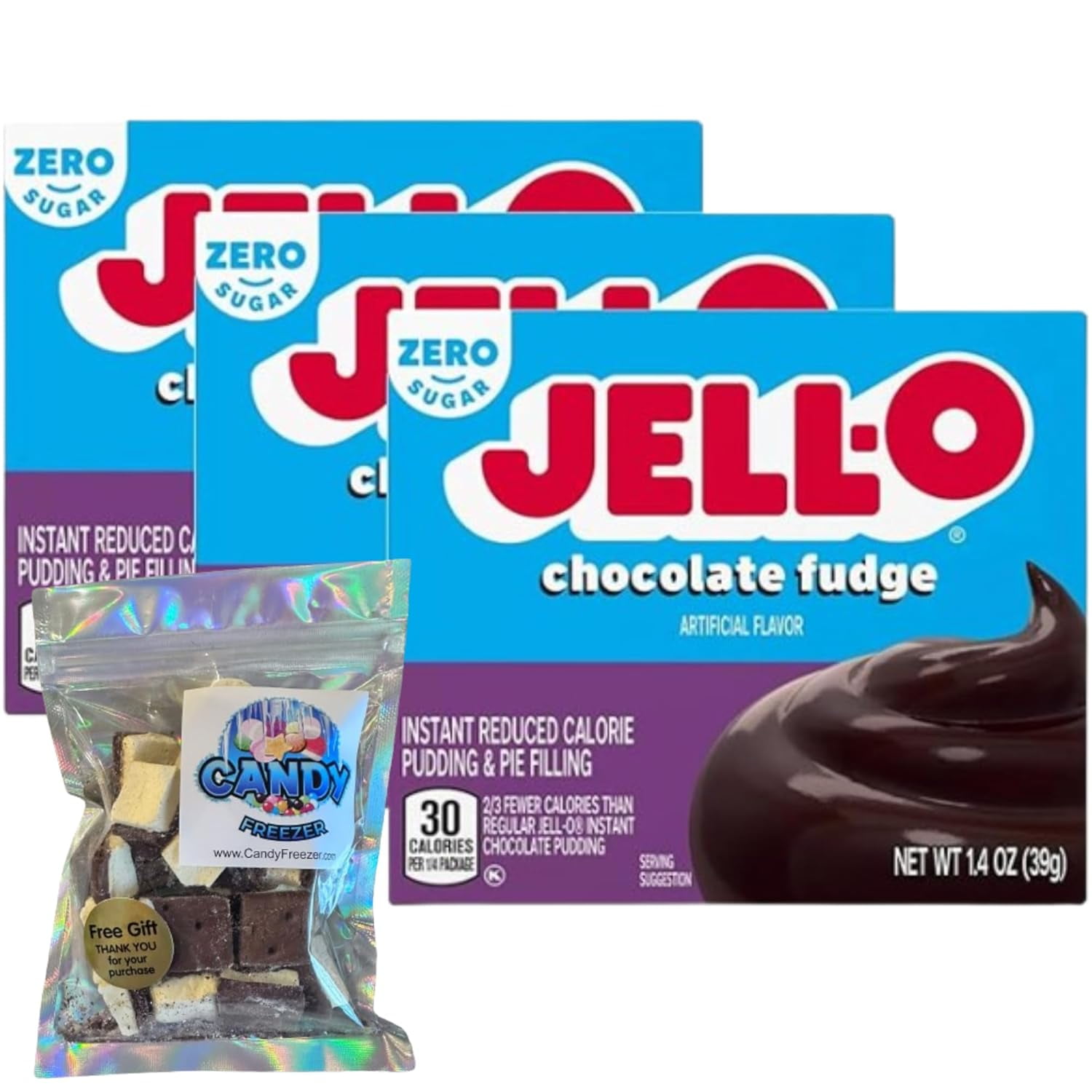 Jell-O Instant Pudding & Pie Filling Mix 1 oz Box (Pack of 3) with 1 oz ...