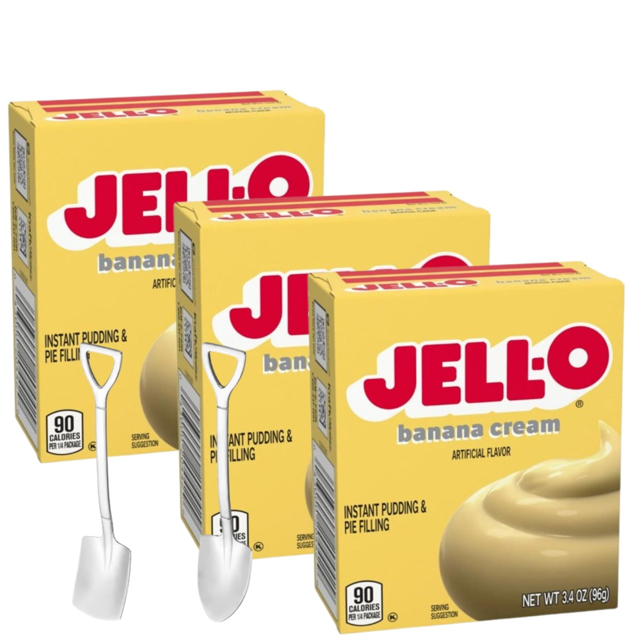 Jell-O Instant Pudding & Pie Filling Mix 3.4 oz Box (Pack of 3) with ...