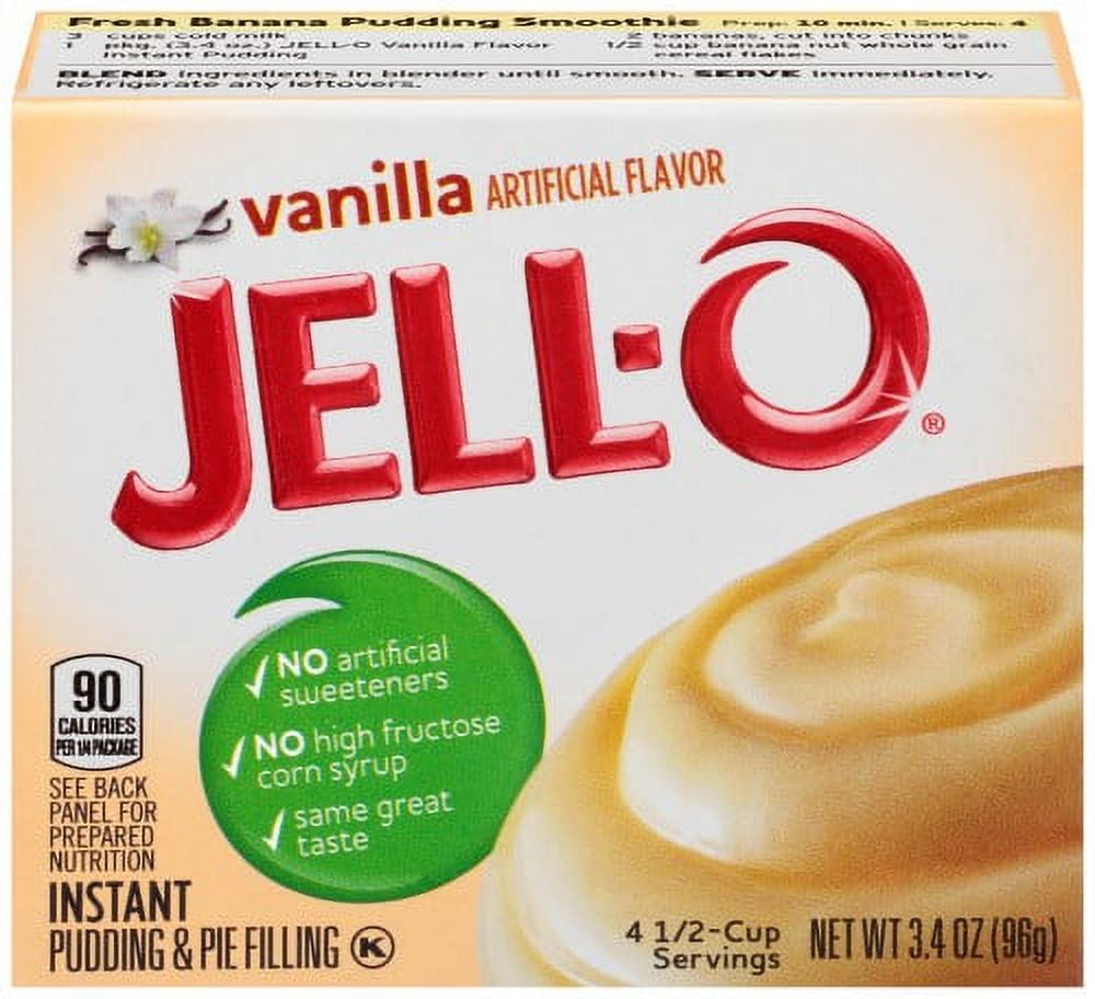 Jell-O Instant Vanilla Pudding & Pie Filling - (Pack of 48) - Walmart.com