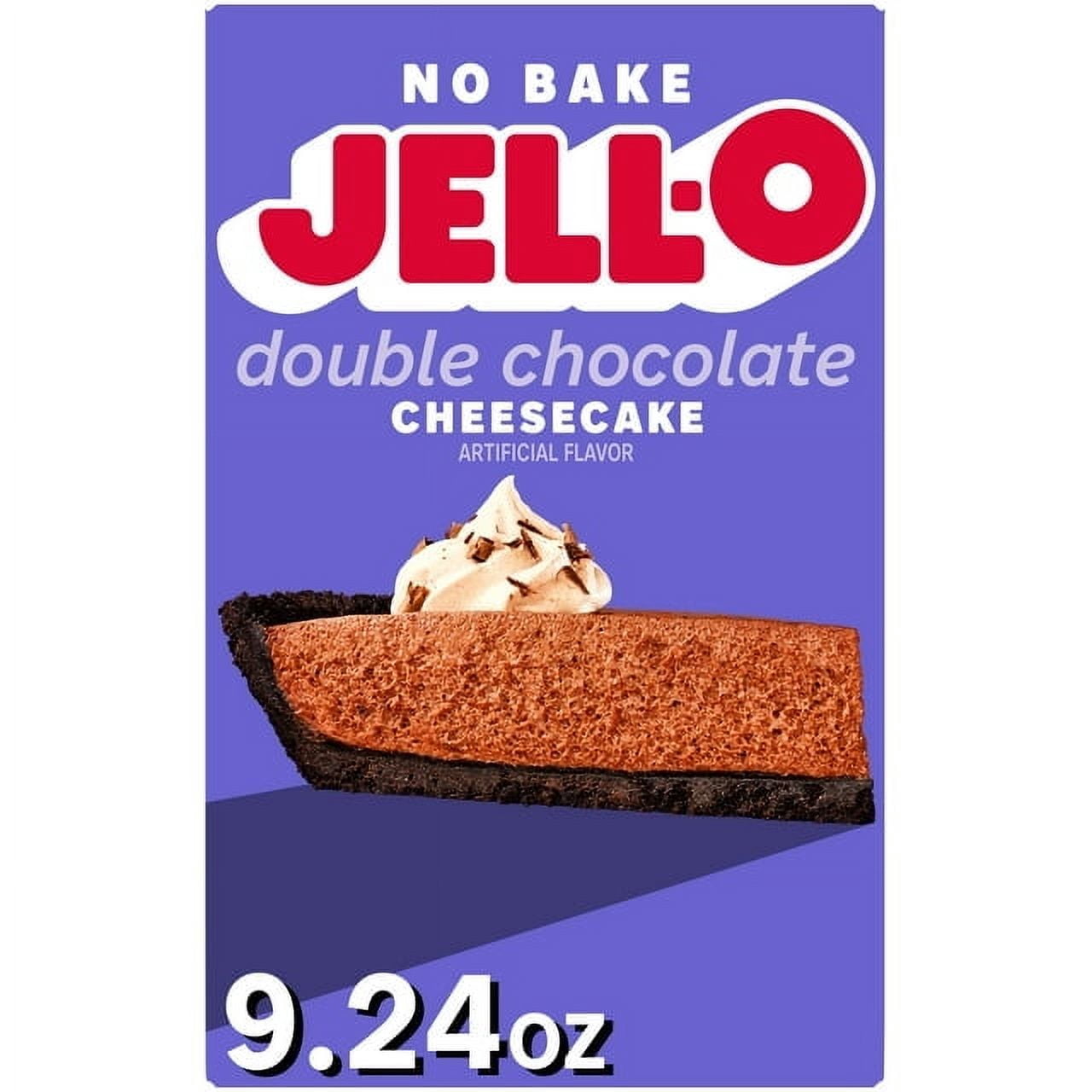 Jell-O No Bake Double Chocolate Cheesecake Artificially Flavored ...