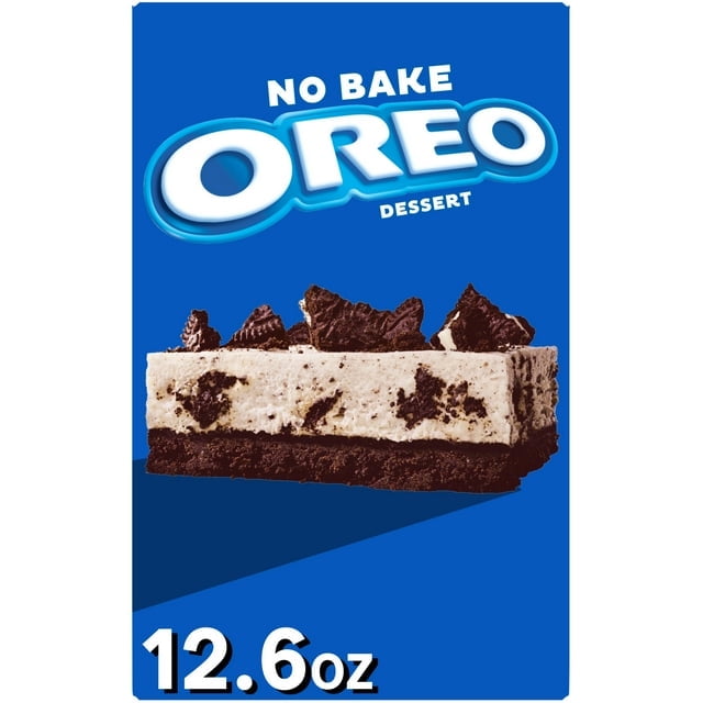 Jell-O No Bake Oreo Dessert Kit with Filling Mix, Crust Mix & Cookie ...
