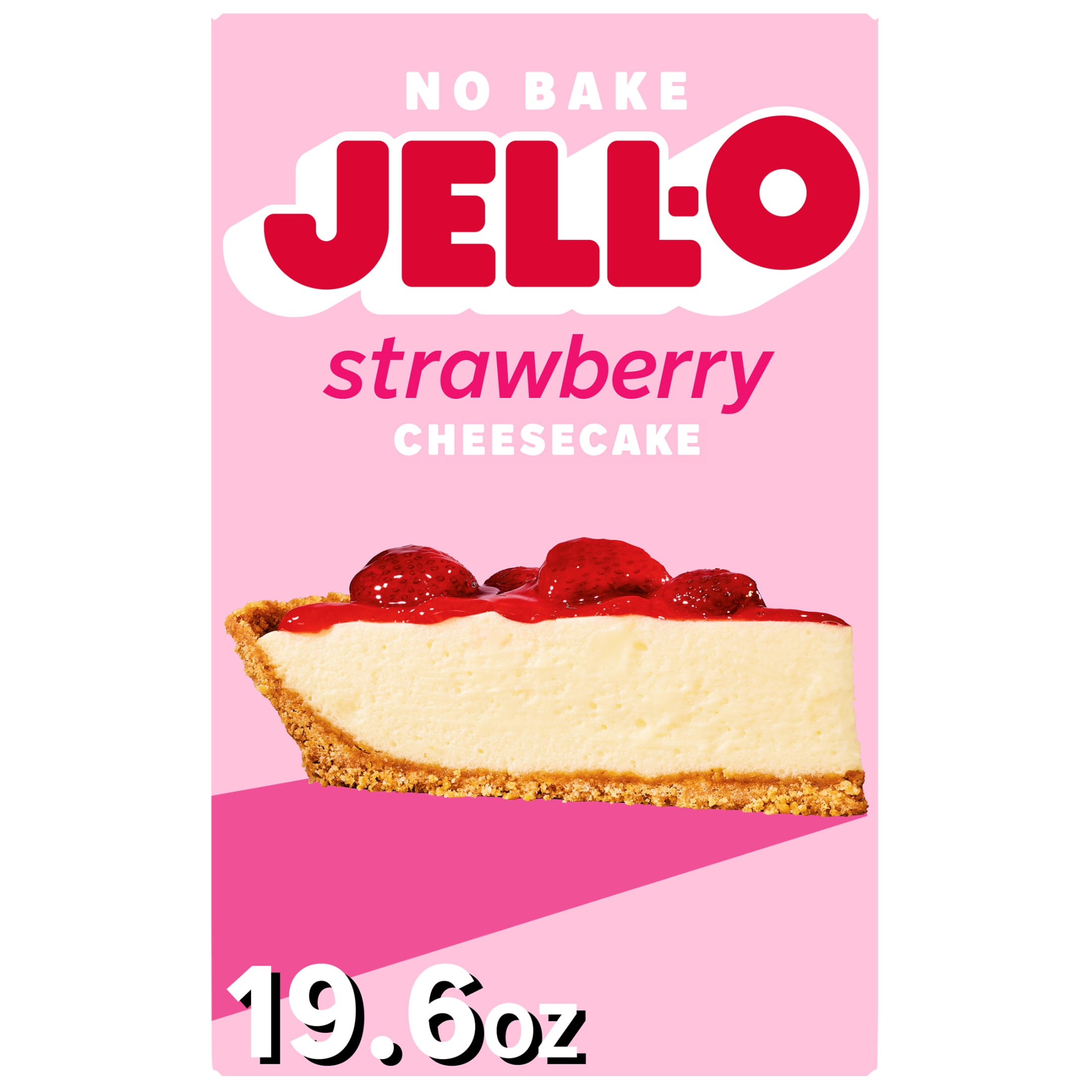 Jell-O No Bake Strawberry Cheesecake Kit for Office Kitchen - Walmart ...