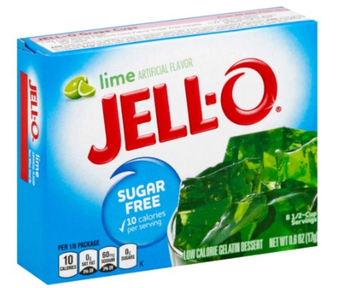 Jell-O Sugar-Free Lime Gelatin 0.6 oz (Pack of 60) - Walmart.com