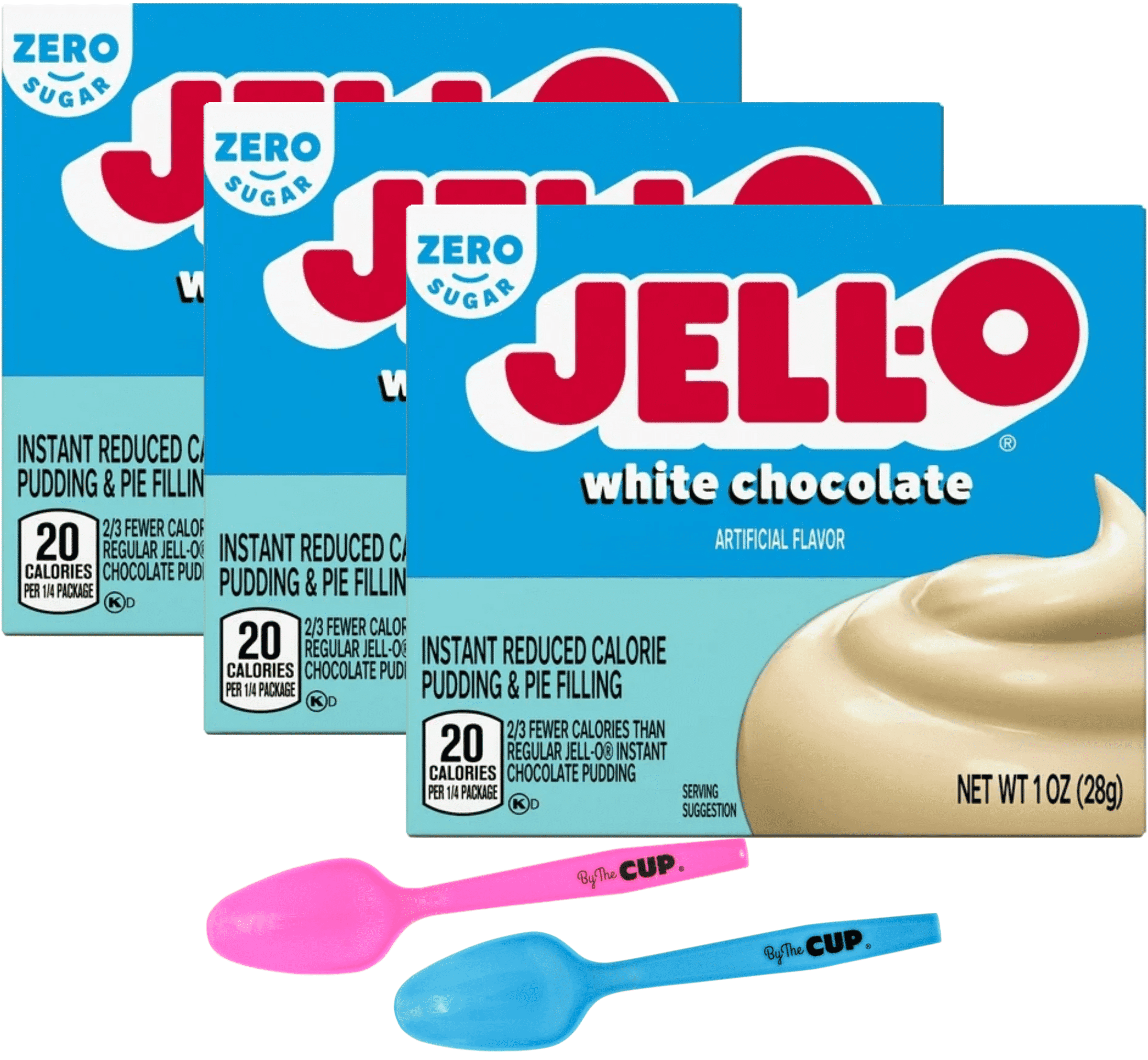 Jell-O Zero Sugar White Chocolate Instant Pudding & Pie Filling Mix 1 ...