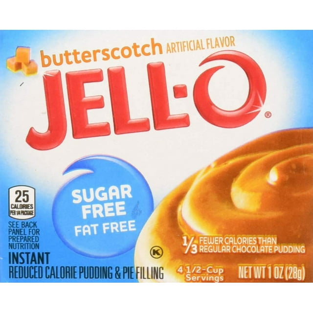 Jell-OButterscotch Sugar Free & Fat Free Instant Pudding & Pie Filling ...