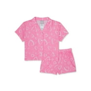 L.O.L. Surprise! Girls Sleep Shirts and Shorts, 4-Piece Pajama Set ...