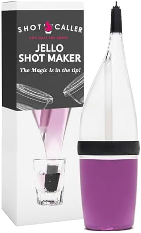 Jellinator Jello Shot Maker Jello Shot Dispenser with Spring Tip ...
