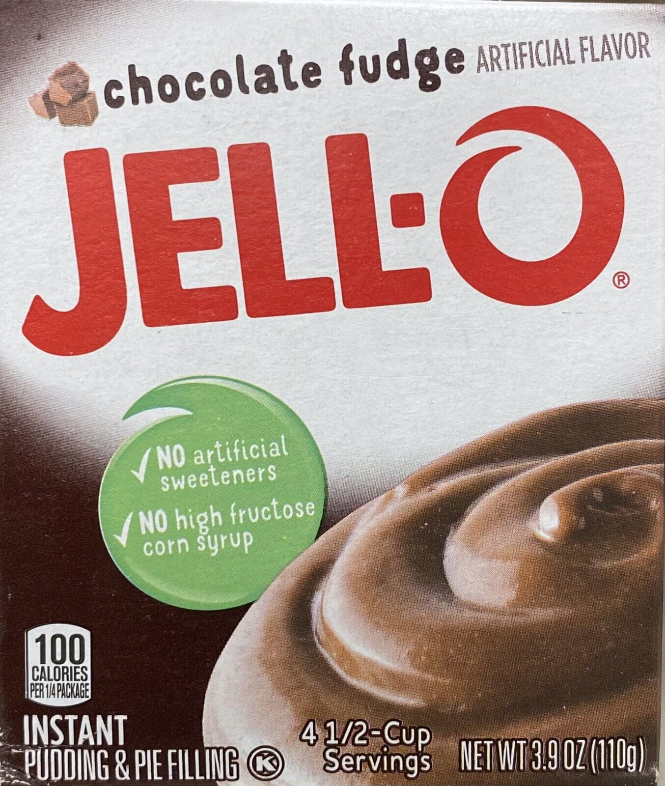 Jello CHOCOLATE FUDGE Instant Pudding & Pie Filling Dessert Mix 3.9oz ...
