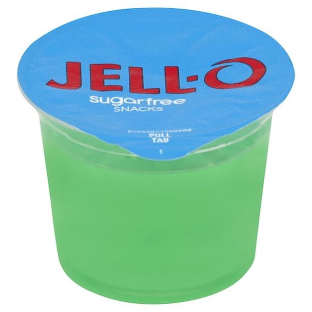 Jello Sugar Free Lemon Lime Gelatin Snacks, Ready To Eat, 12.5 Ounce ...