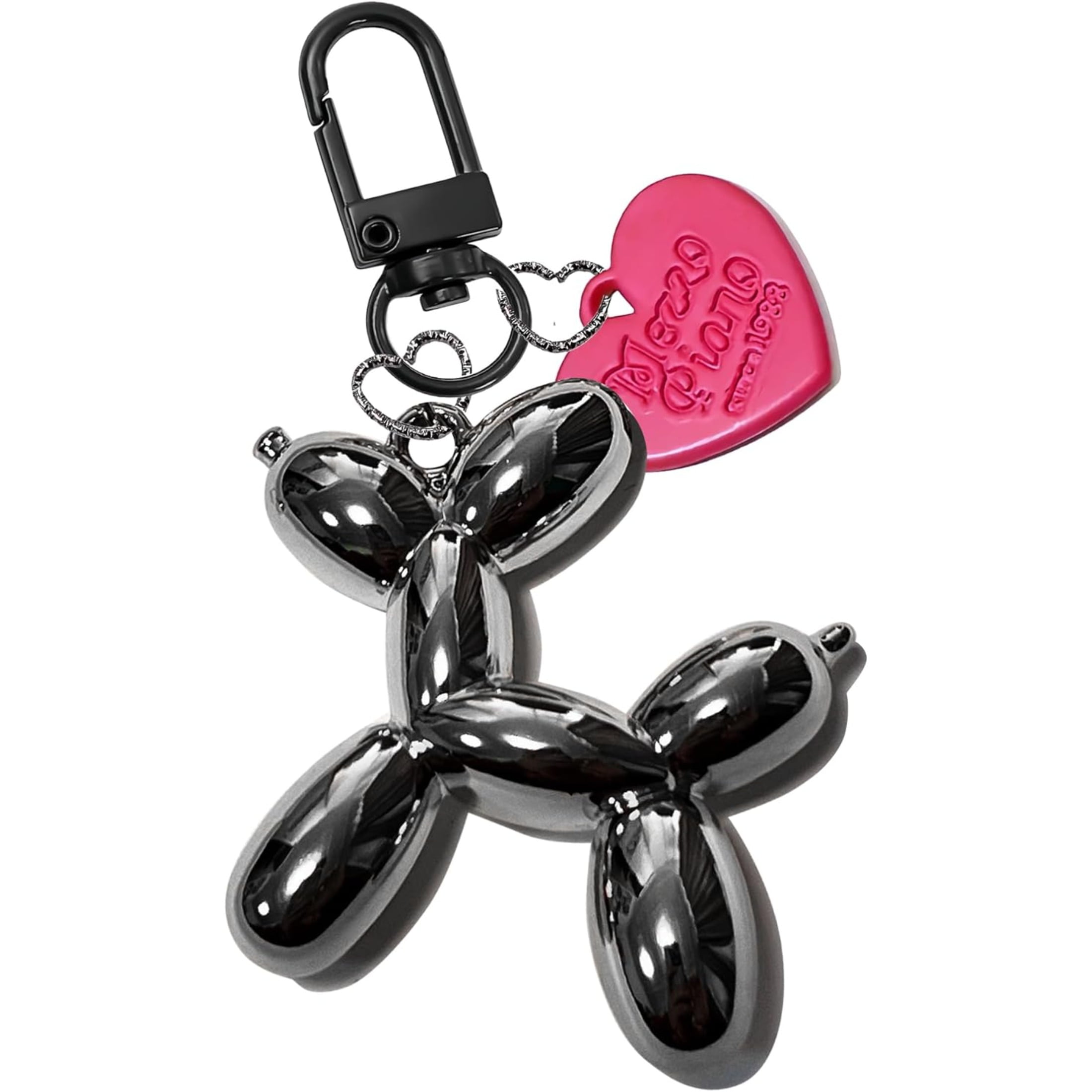 Jelly Balloon Dog Design Keychain for Women, Cute Girls Key Chain, Bag ...