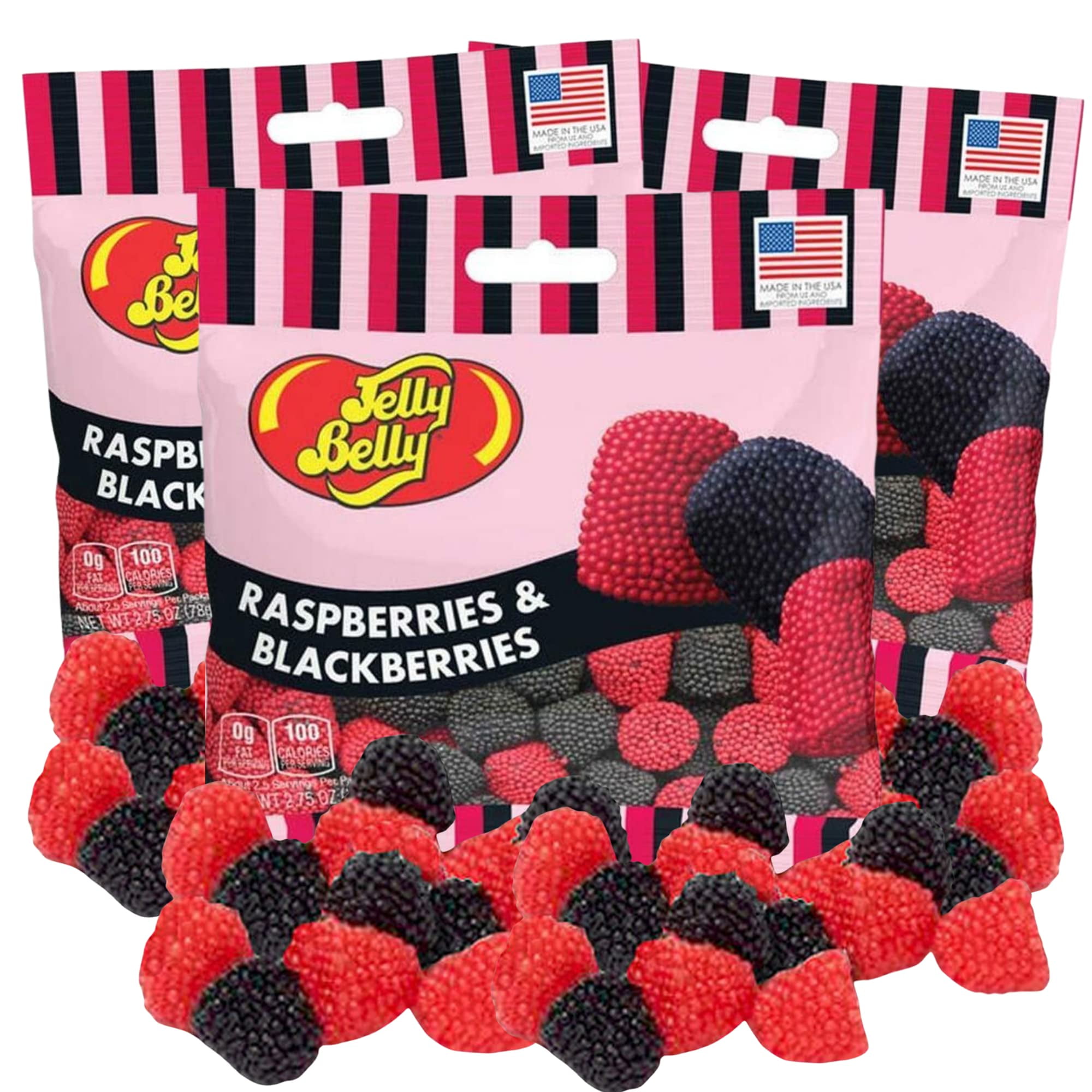 Jelly Bean Raspberries and DHF10 Blackberries Grab and Go Snack Bags ...