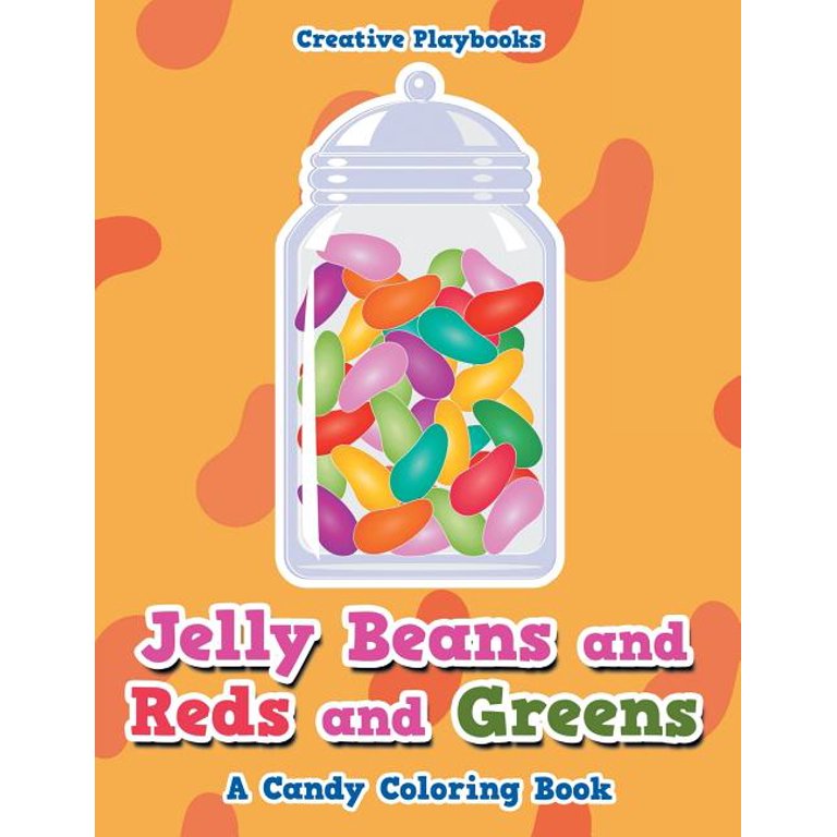 jelly bean jar coloring pages