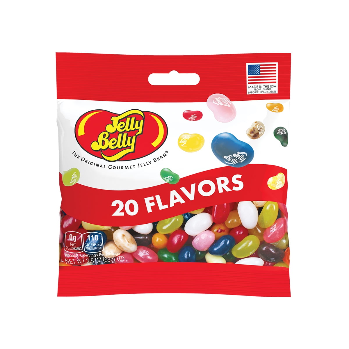 Jelly Belly Fruit Bowl Flavored Jelly Beans, 20 Varieties, 3.5 Oz Bag ...