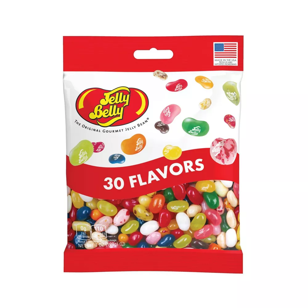 Jelly Belly 30 Flavors Candy Jelly Beans - 7oz - Walmart.com