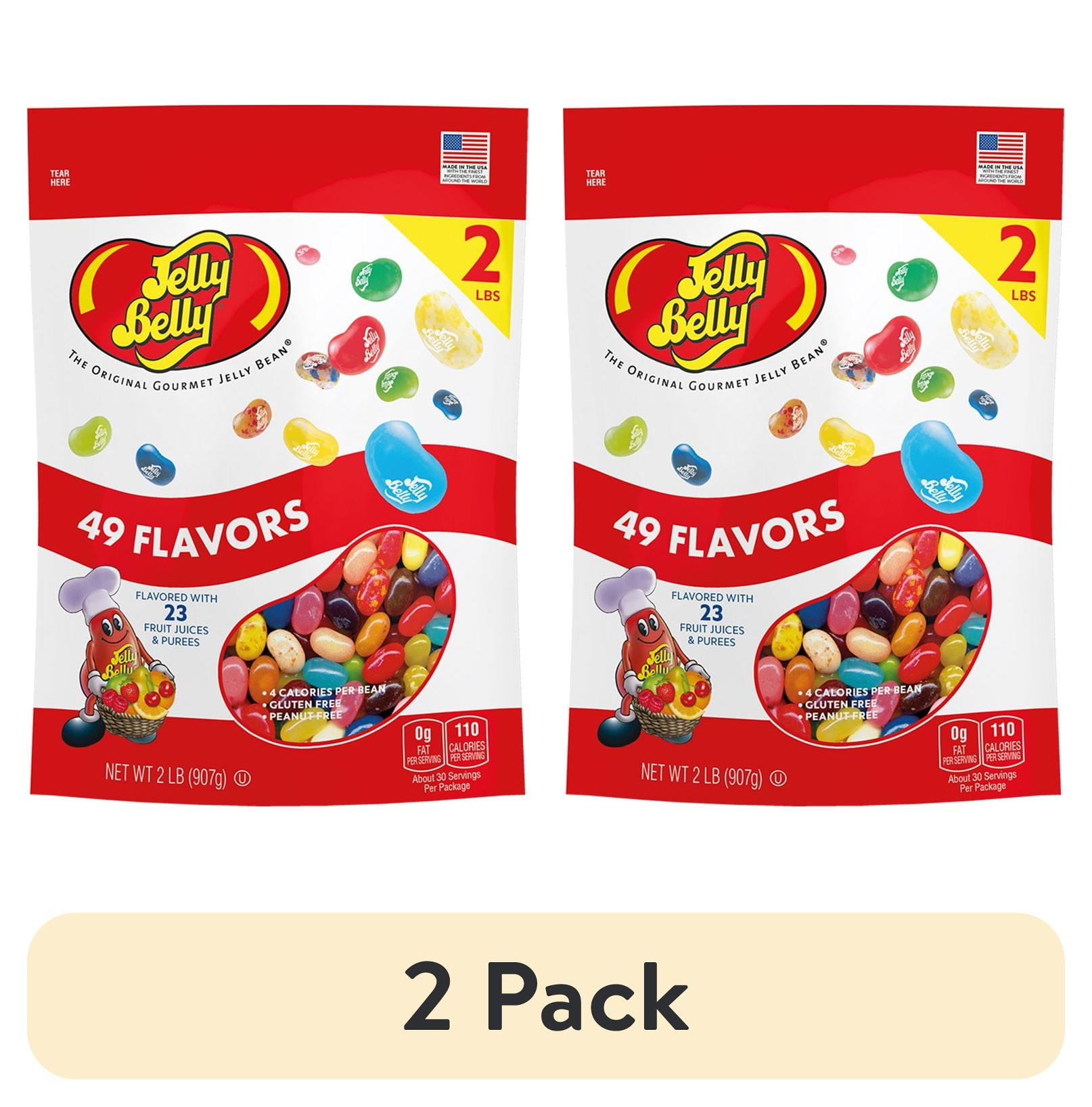 (2 pack) Jelly Belly 49-Assorted Jelly Bean Flavors - 2 Pound (32 oz ...