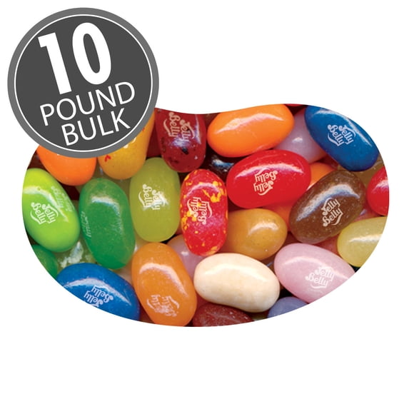 Genuine Jelly Belly - 49 Assorted Jelly Bean Flavors, 10 lbs Bulk ...
