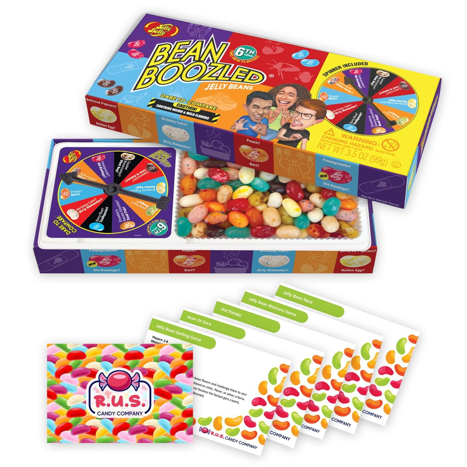 Jelly Belly Bean Boozled Jelly Beans NEW EDITION gift box, A fun ...