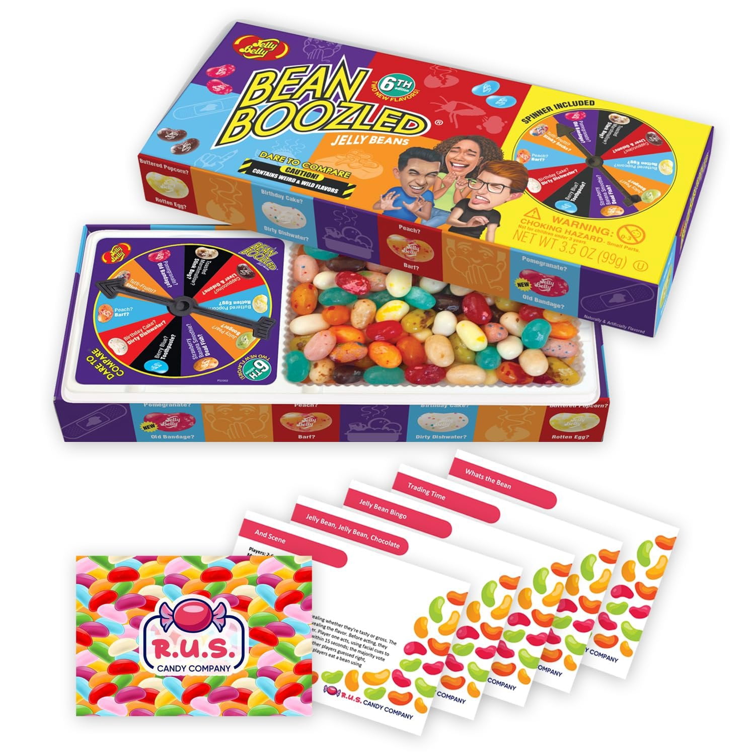 Jelly Belly Bean Boozled Jelly Beans NEW EDITION gift box, Halloween ...
