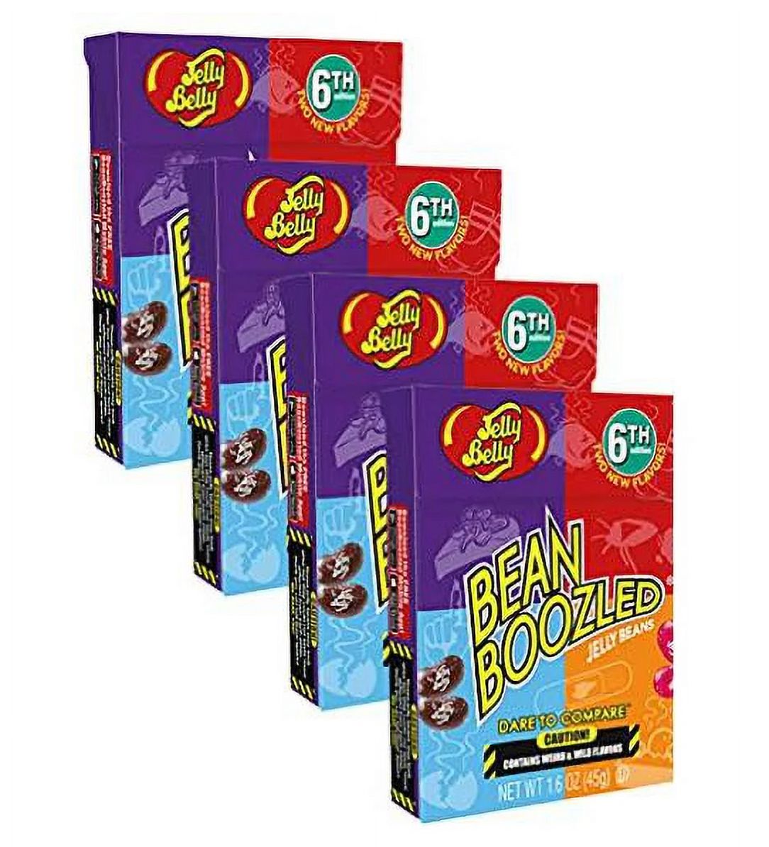 Jelly Belly Bean Boozled Box, 1.6 oz - 4 Pack - Walmart.com