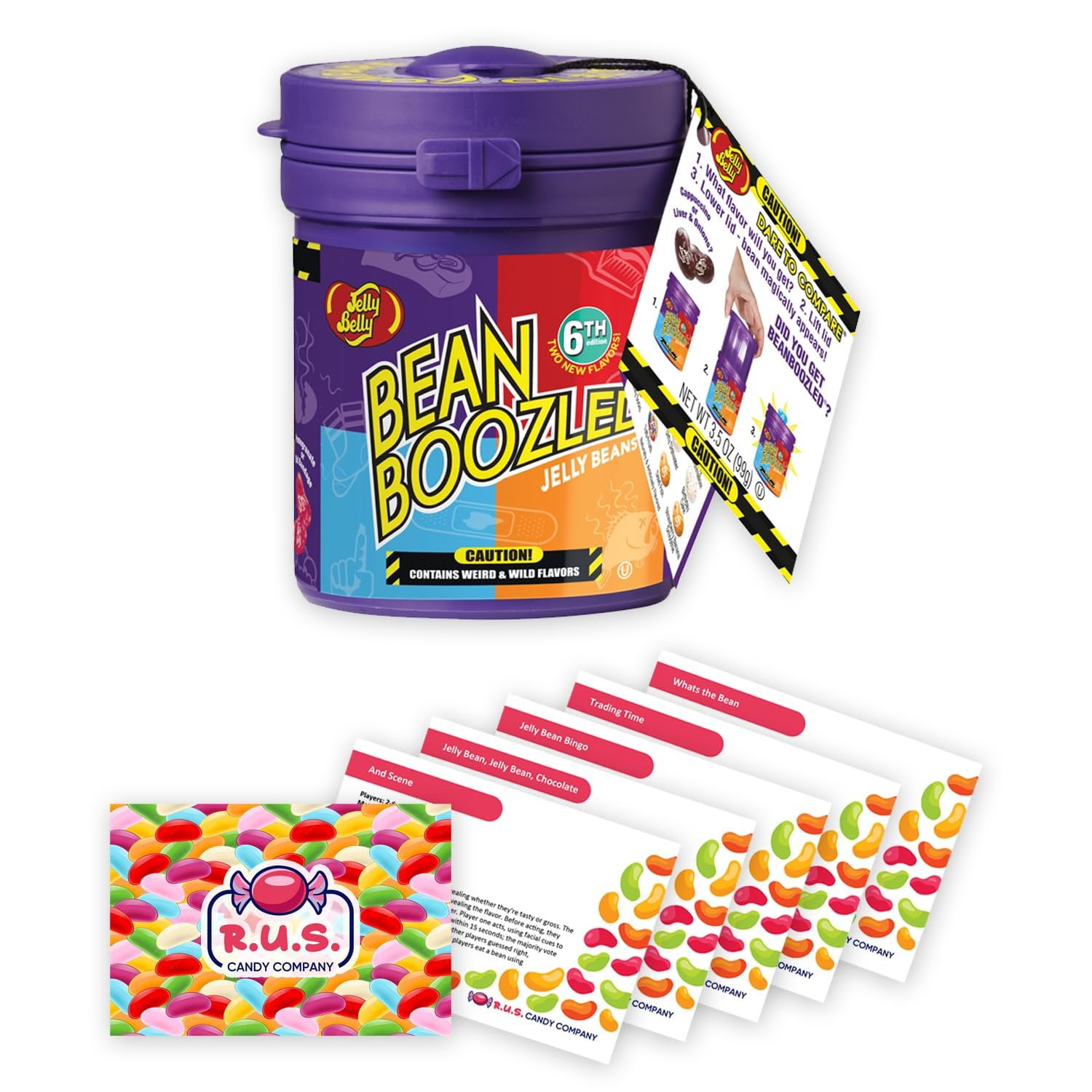 Jelly Belly Bean Boozled Dispenser NEW EDITION, Halloween and Holiday ...
