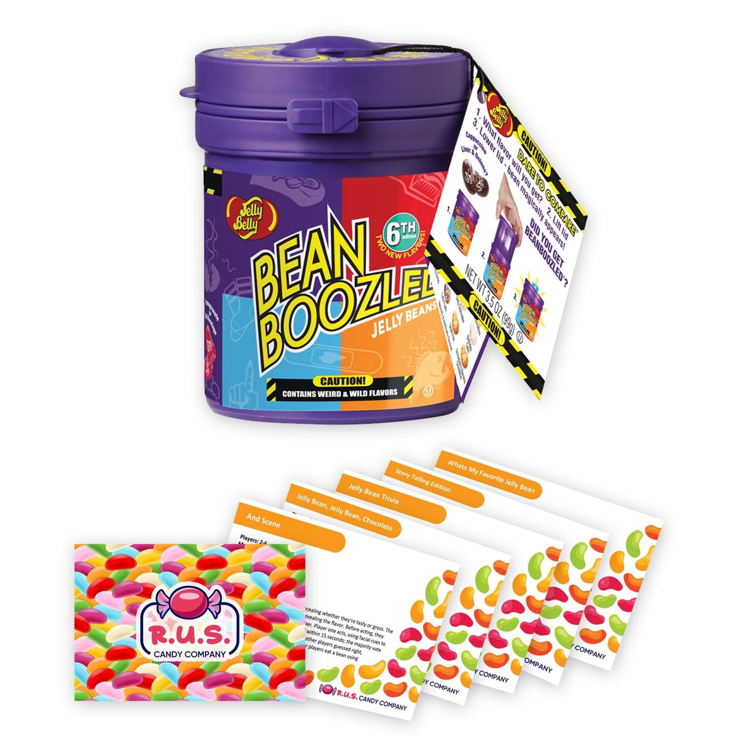 Jelly Belly Bean Boozled Dispenser NEW EDITION, Halloween and Holiday ...