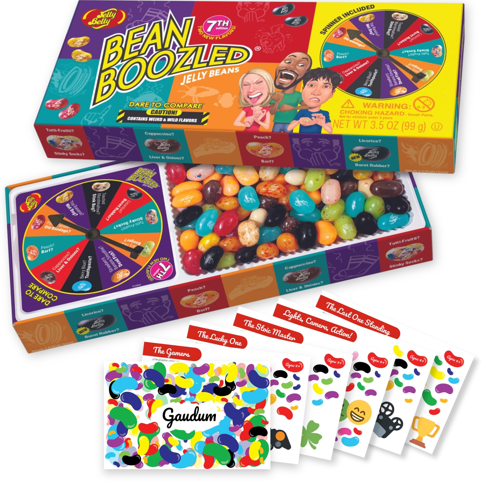 Jelly Belly Bean Boozled BCF26 Jelly Beans Candy NEW EDITION + 5 Gaudum ...