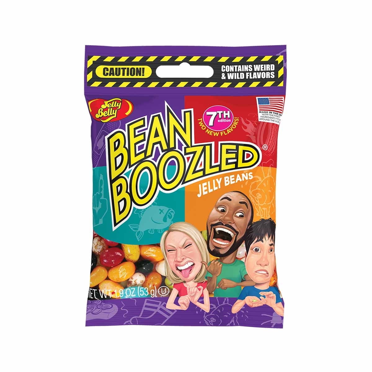 Jelly Belly Bean Boozled Jelly Beans, 7th Edition, Weird and Wild ...